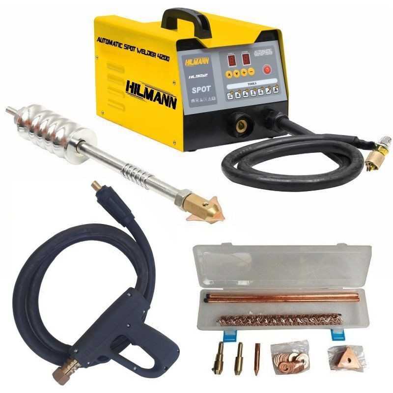 Paquete máquina de soldadura por puntos para reparar carrocerias 220v y ...